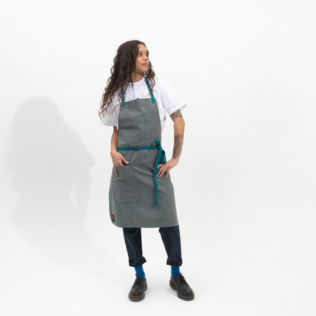 ColorSplash Chef Apron of the Month - Aqua | TILIT – TILIT NYC
